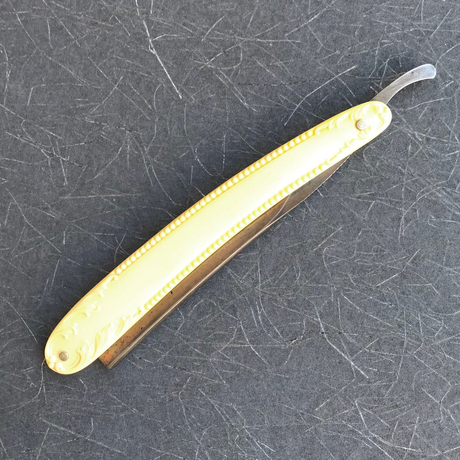 Antique H. Boker Straight Razor - Etsy