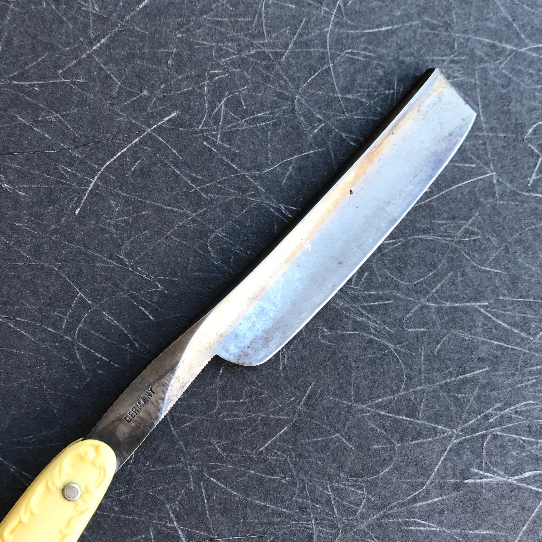 Antique H. Boker Straight Razor - Etsy