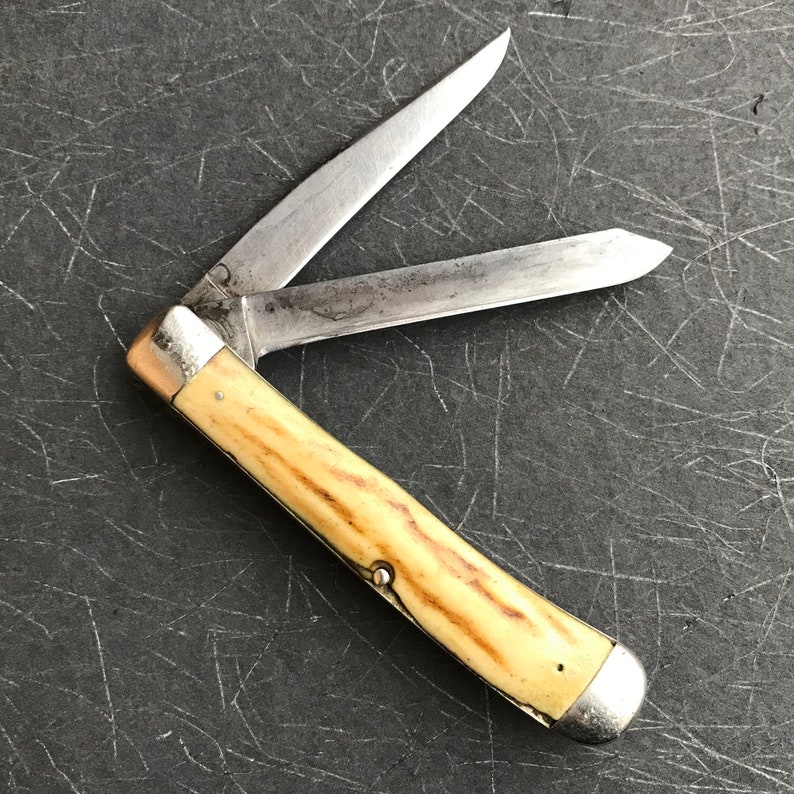 Rare Vintage Case XX 5254 Trapper Pocket Knife - Etsy