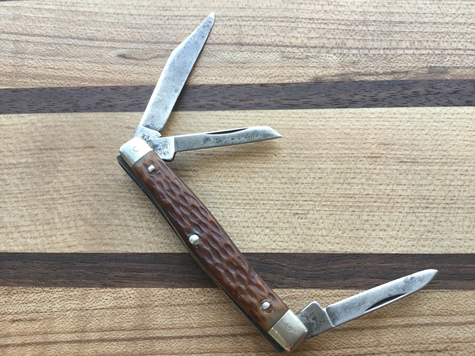 Vintage Camillus Junior Stockman Pocket Knife - Etsy