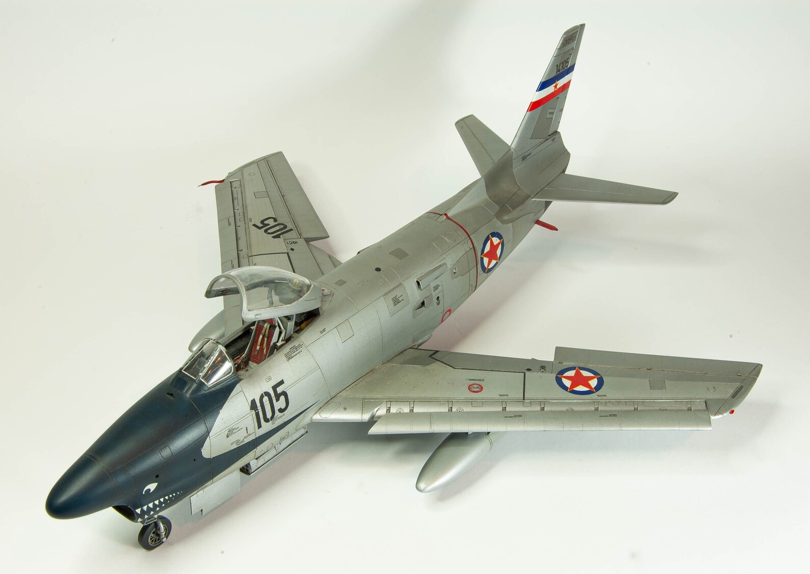 Built F-86 Sabre Scale Model Airplane 1/48 - Etsy