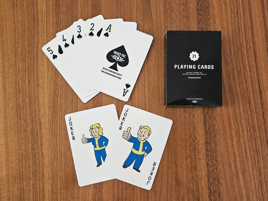 Vault 21 Playing Cards Fallout New Vegas Inspired - Etsy