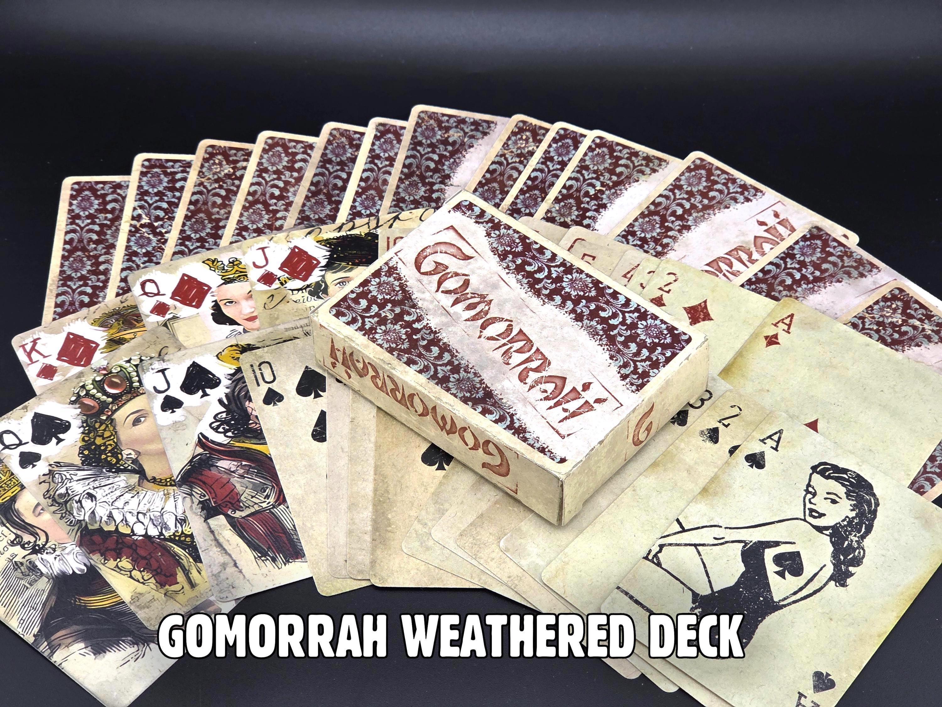 Gomorrah Weathered Deck of Playing Cards - Caravan Fallout New Vegas ...