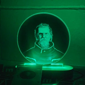 Father Elijah LED Night Light Fallout New Vegas Inspired Acrylic 3D ...