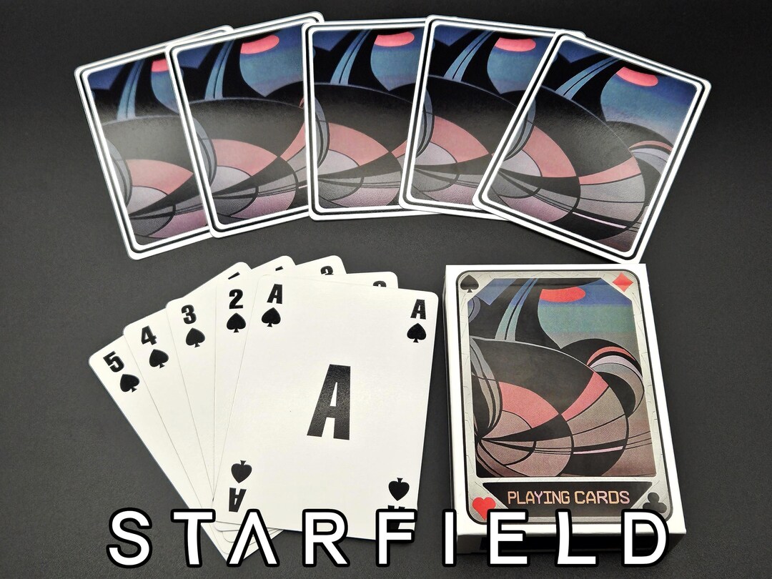 Starfield Inspired Playing Cards - as Seen In-game - Etsy