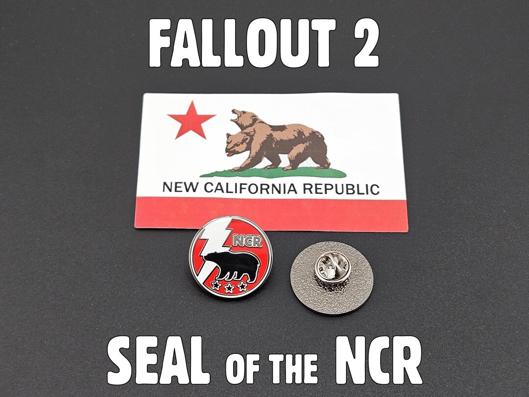 NCR Seal 1" Hard Enamel Pin - Fallout 2 Inspired - New California ...