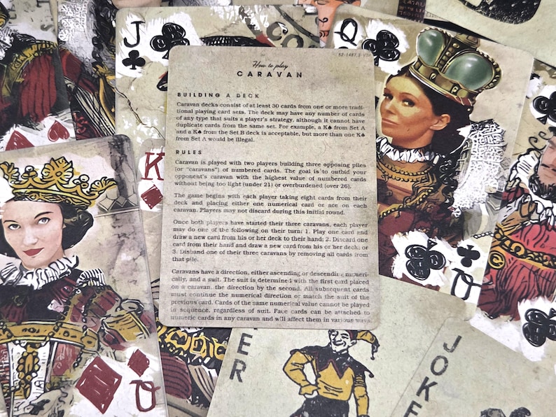 Gomorrah Weathered Deck of Playing Cards - Caravan Fallout New Vegas ...
