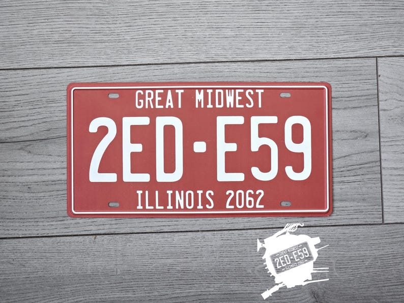ED-E License Plate - Fallout New Vegas Inspired - 2ED-E59 Nightkin ...