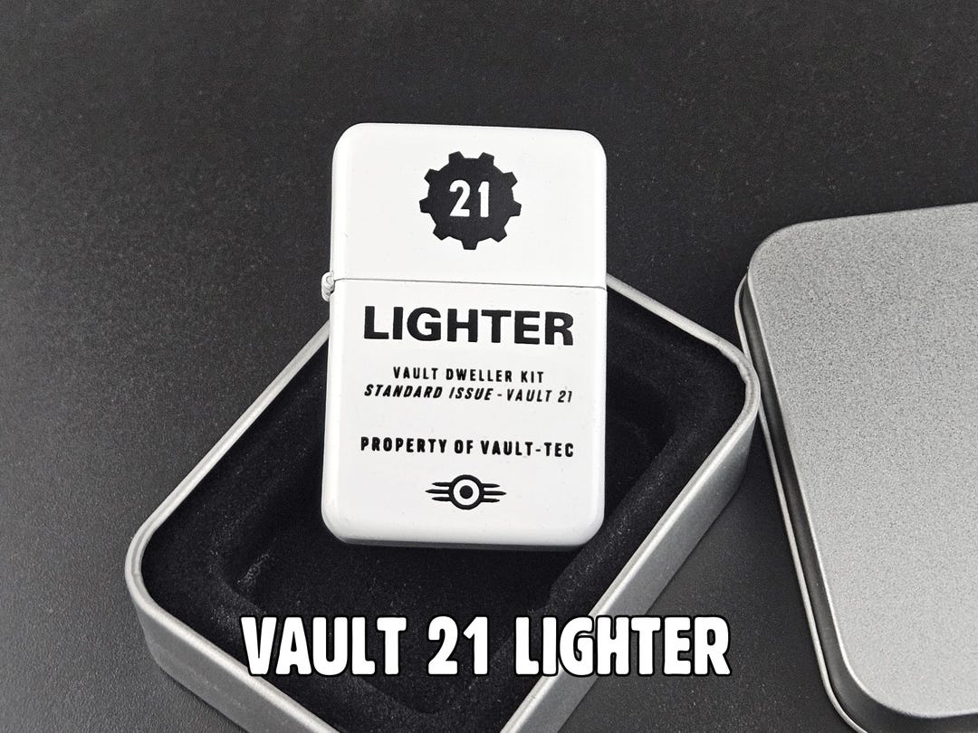 Vault 21 Flip Lighter - Fallout New Vegas Inspired - Etsy