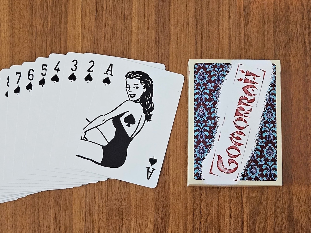 Gomorrah Playing Cards Fallout New Vegas In-game Design Inspired - Etsy