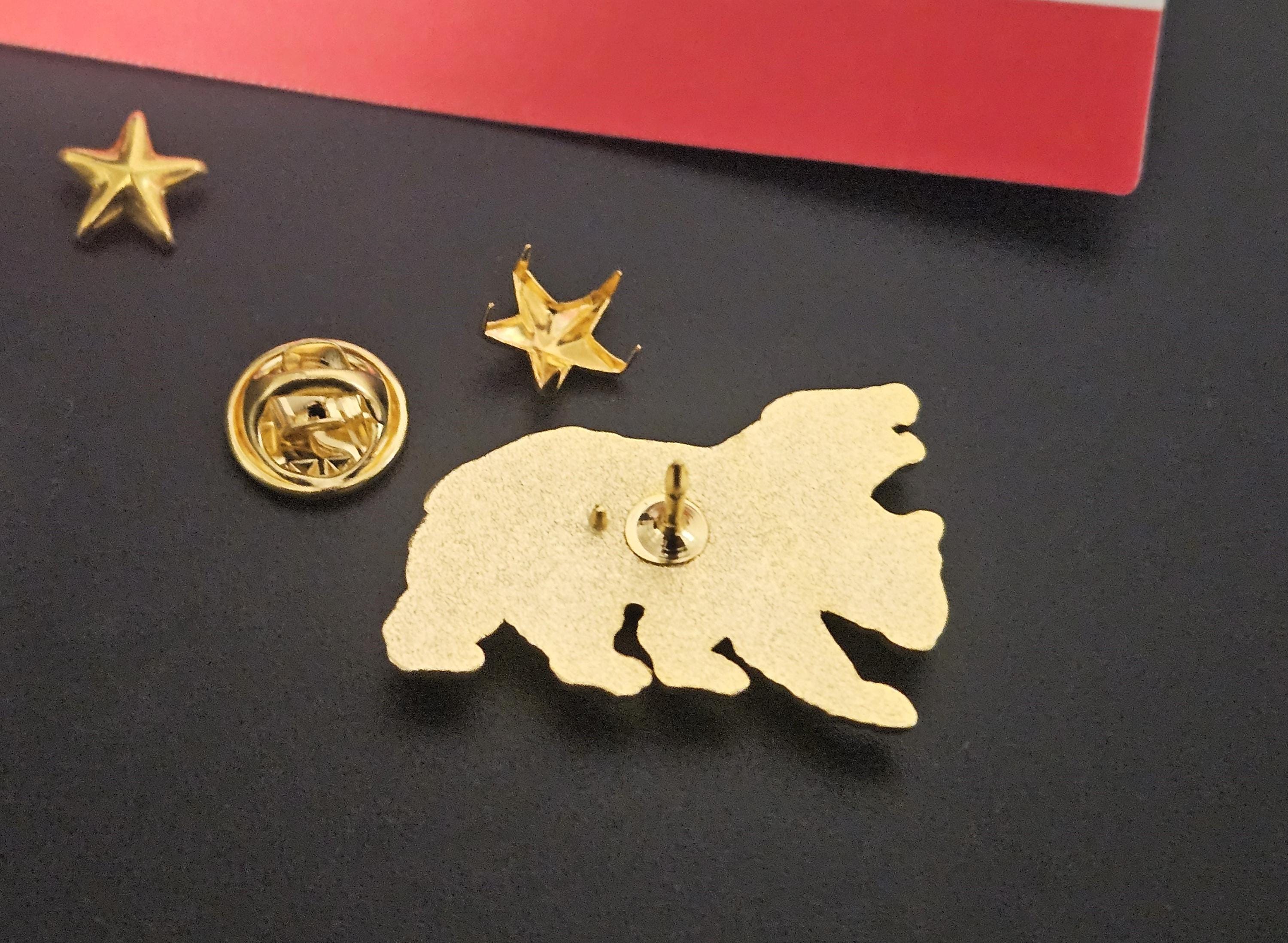 NCR Officer Beret Pins - Bear and Star - Fallout New Vegas Inspired - Etsy