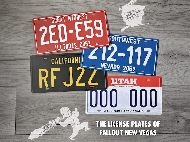 ED-E License Plate - Fallout New Vegas Inspired - 2ED-E59 Nightkin ...