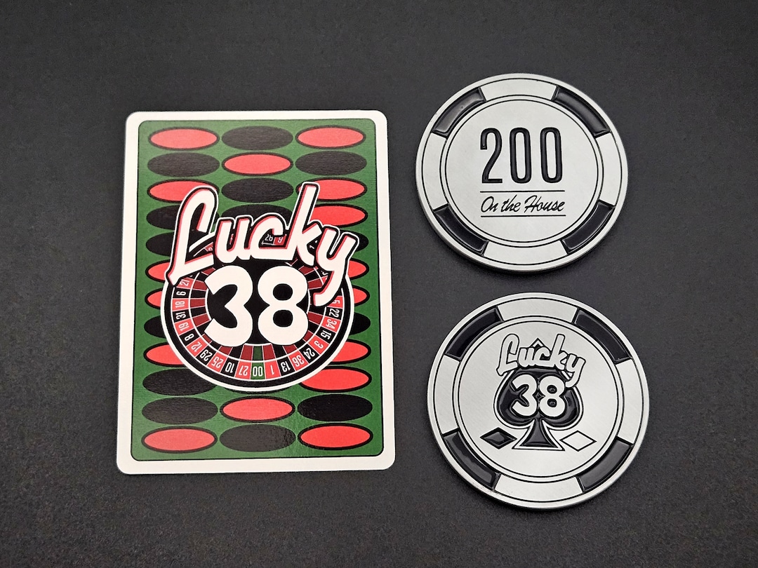 The Platinum Chip Fallout New Vegas Inspired Lucky 38 Mr House - Etsy UK