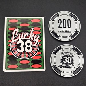 The Platinum Chip Fallout New Vegas Inspired Lucky 38 Mr House - Etsy UK
