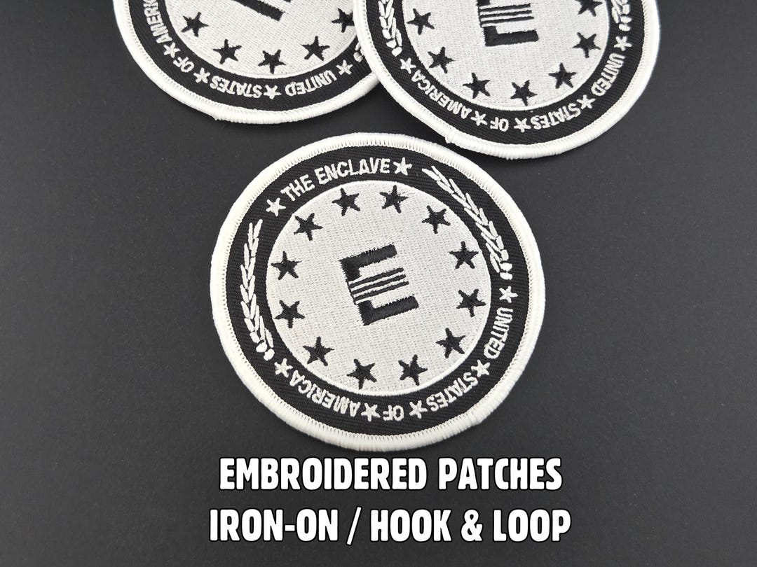 Enclave Seal Embroidered Patch - Iron-on or Hook&loop - Etsy