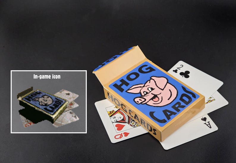Hog Cards - Fallout 2 Inspired New Reno Mordinos Desperado Casino - Etsy