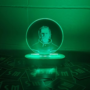 Father Elijah LED Night Light Fallout New Vegas Inspired Acrylic 3D ...