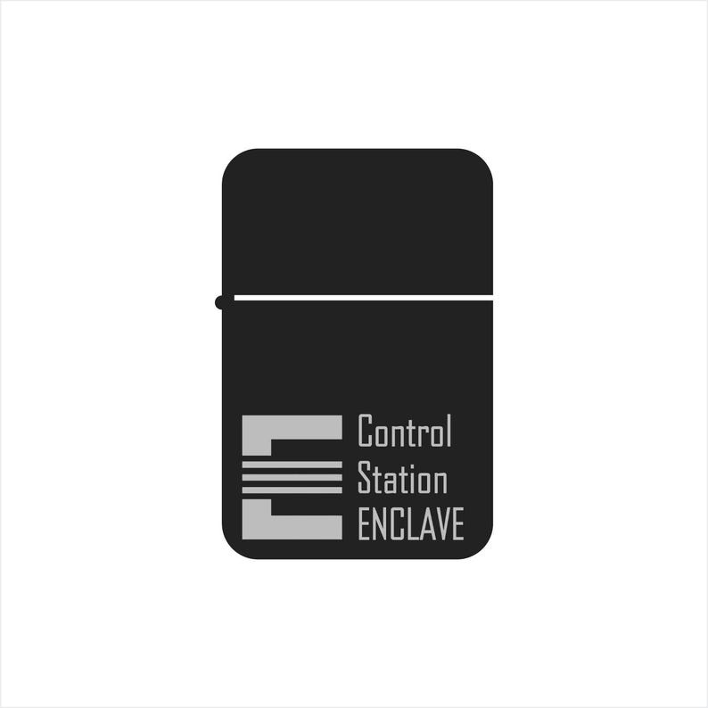 Enclave Station Lighter - Fallout Inspired - Etsy