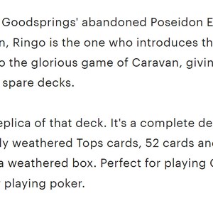 Ringo's Caravan Deck Fallout New Vegas Inspired - Etsy