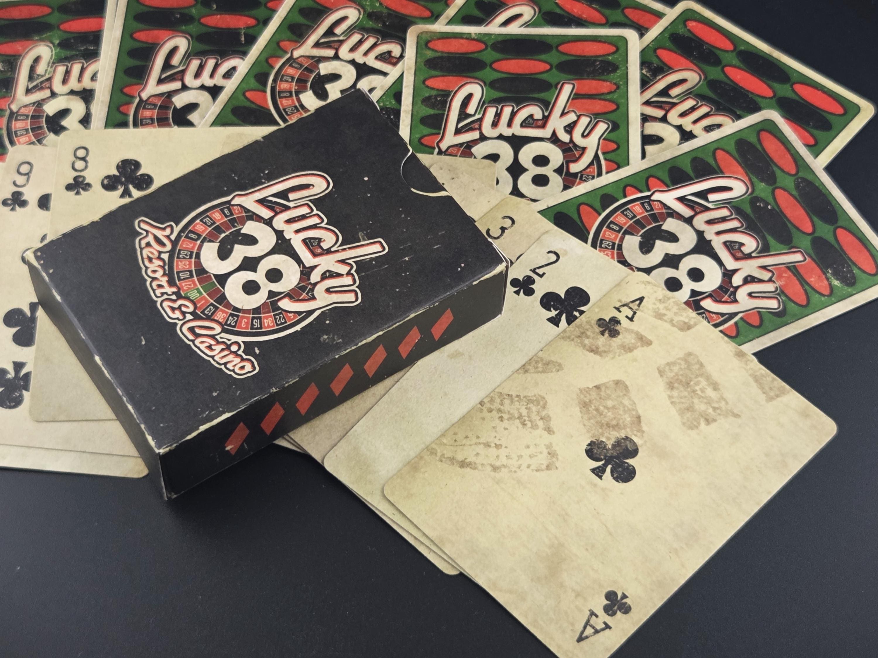 Lucky 38 Weathered Deck of Playing Cards - Caravan Fallout New Vegas ...