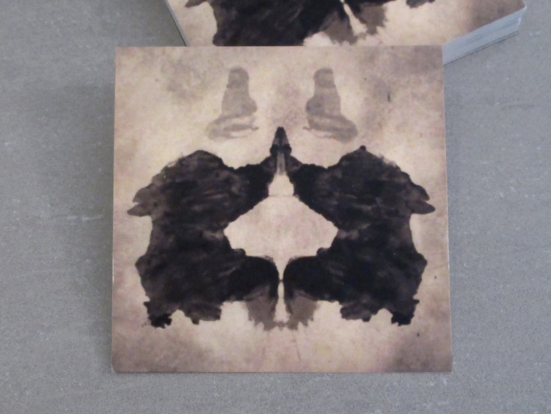 Two Bears High-fiving Doc Mitchell's Rorschach Test - Etsy Canada