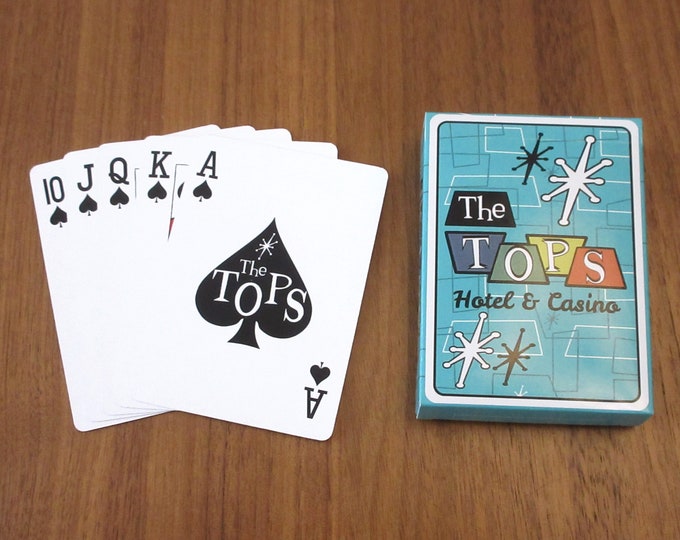 The Tops Playing Cards Fallout New Vegas In-game Design Inspired - Etsy