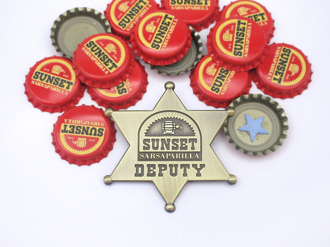 Sunset Sarsaparilla Deputy Badge Fallout New Vegas Inspired - Etsy