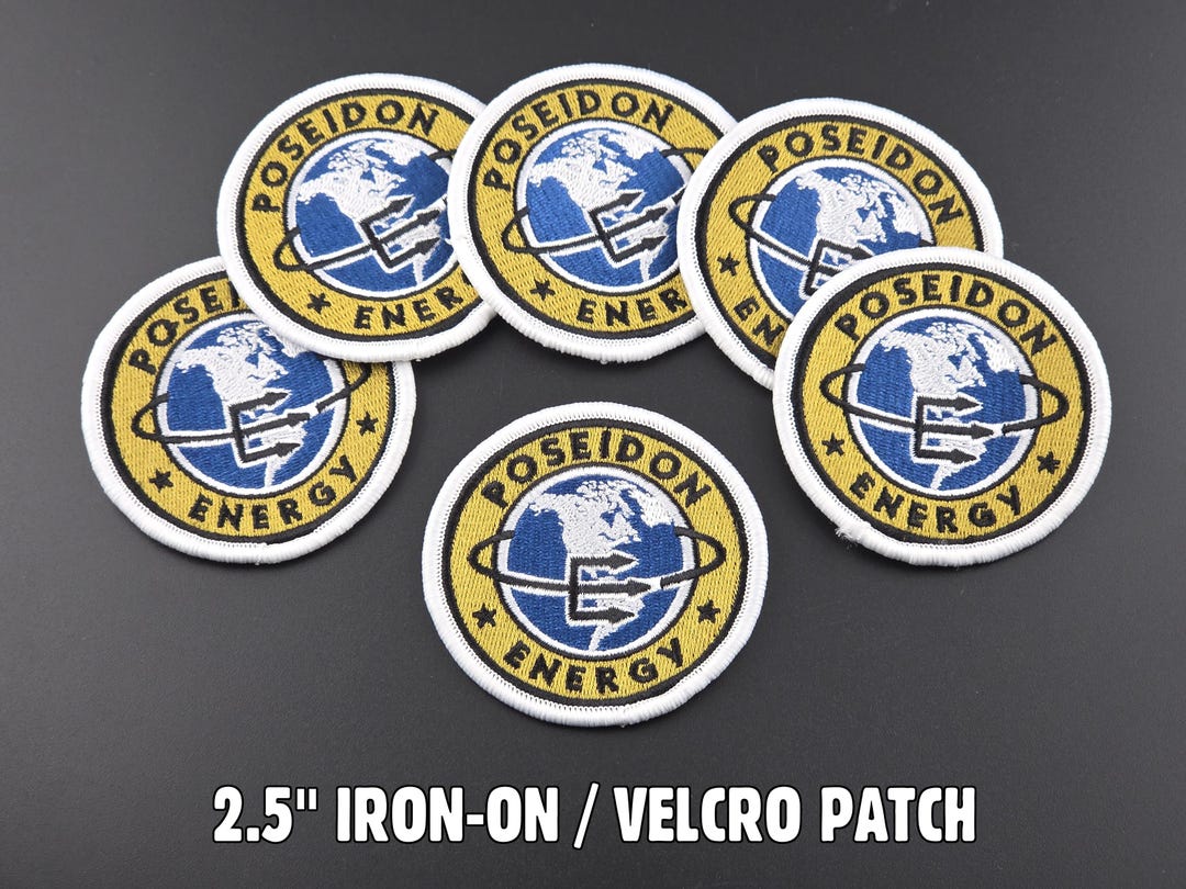 Poseidon Energy Embroidered Patch - Fallout Inspired - Etsy