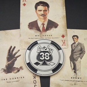 The Platinum Chip - Fallout New Vegas Inspired - Lucky 38 - Mr House - Etsy