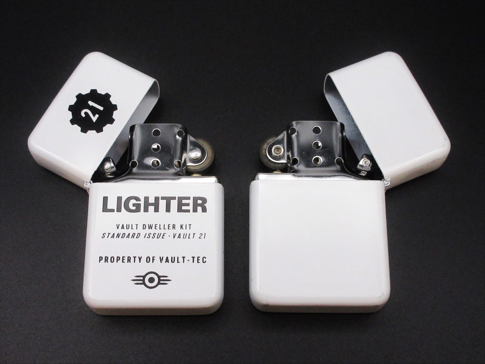 Vault 21 Flip Lighter Fallout New Vegas Inspired - Etsy