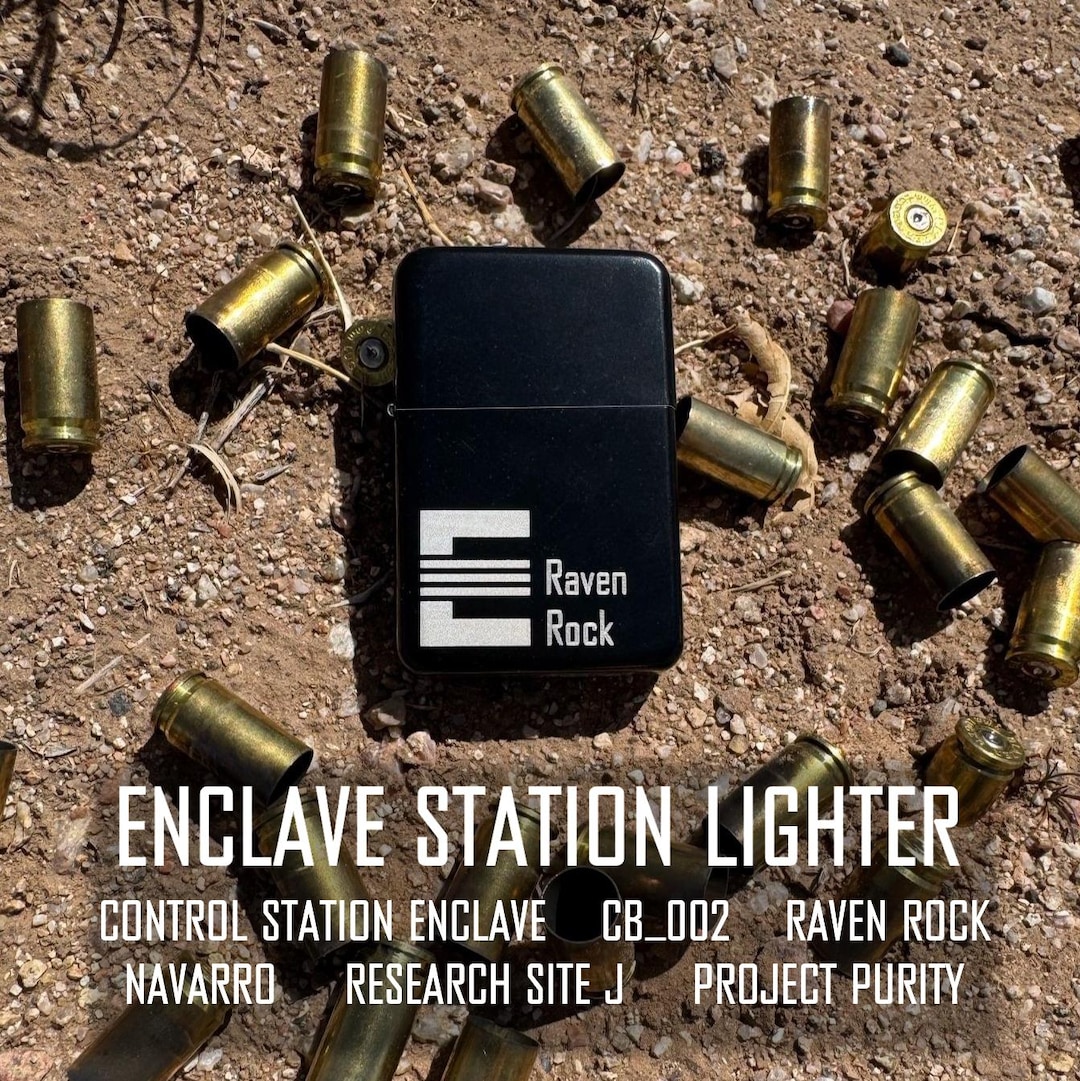Enclave Station Lighter - Fallout Inspired - Etsy