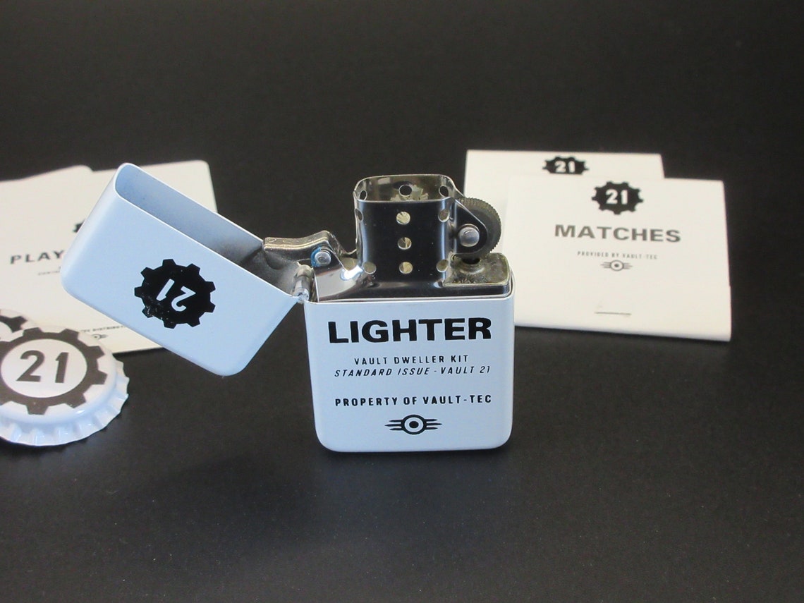 Vault 21 Flip Lighter Fallout New Vegas Inspired - Etsy