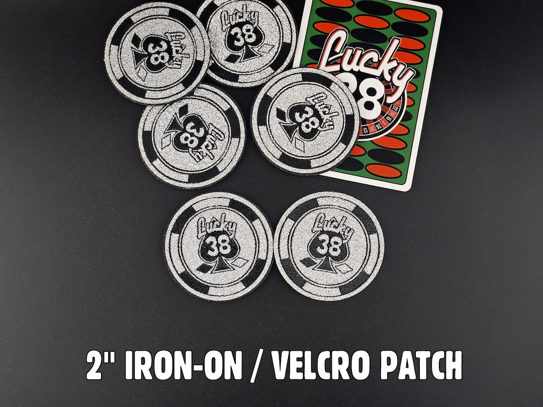 Platinum Chip Patch - Metallic Thread - Velcro/iron on - Fallout New ...
