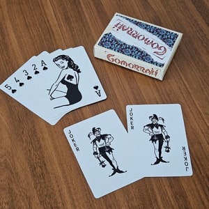 Gomorrah Playing Cards Fallout New Vegas In-game Design Inspired - Etsy