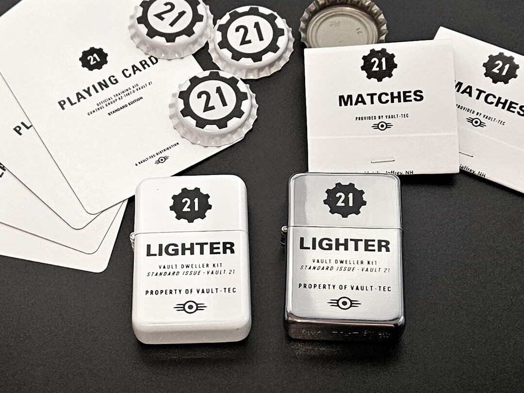 Vault 21 Flip Lighter Fallout New Vegas Inspired - Etsy