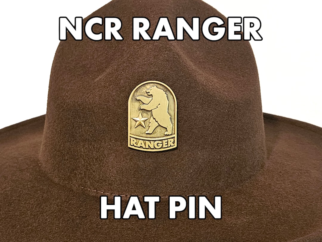 NCR Ranger Hat Pin and Insignia Stickers Fallout New Vegas Inspired - Etsy