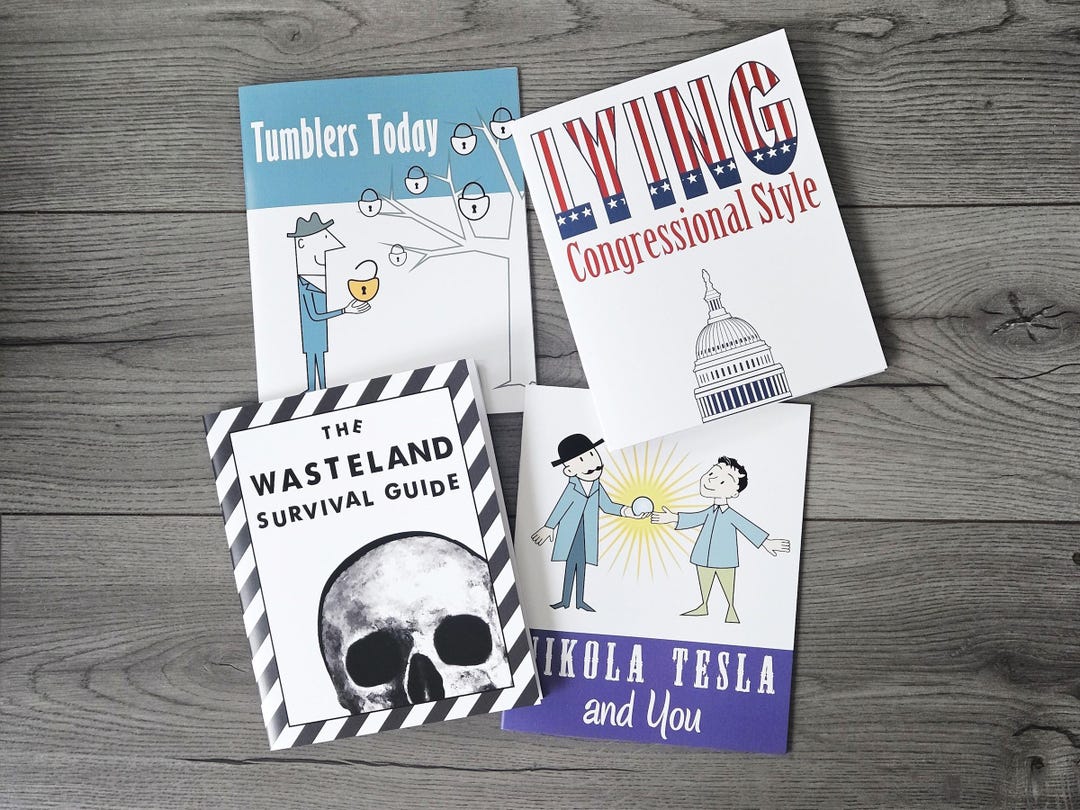 Fallout 3 / New Vegas Skill Books/magazines - Fallout Inspired - Etsy