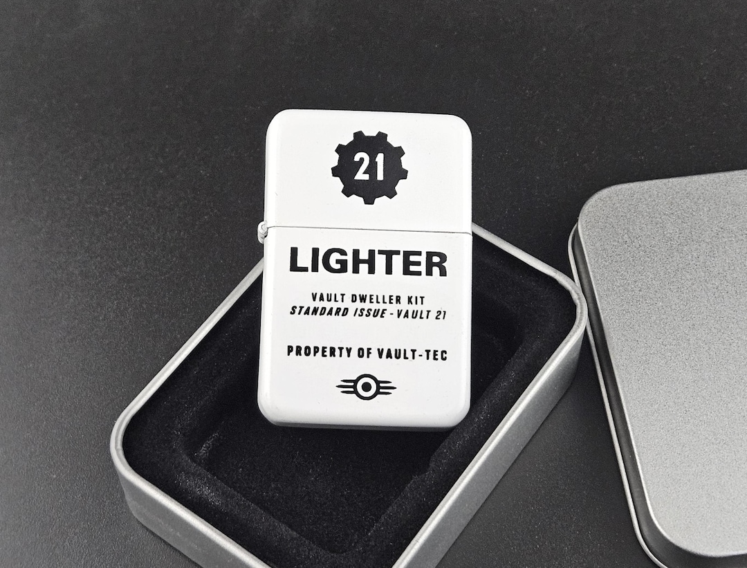 Vault 21 Flip Lighter - Fallout New Vegas Inspired - Etsy