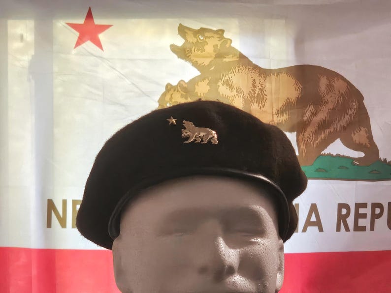 NCR Officer Beret Pins - Bear and Star - Fallout New Vegas Inspired - Etsy