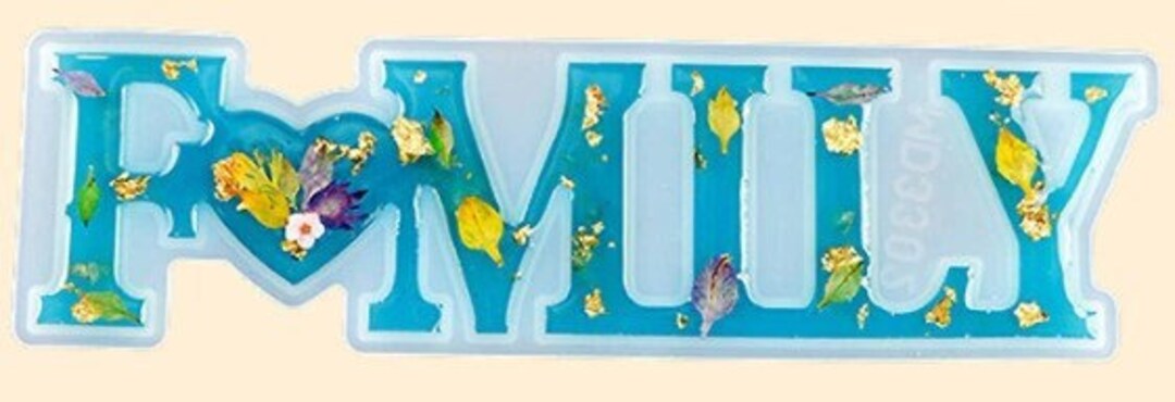 Family Letters Mold/word Mold - Etsy