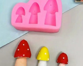 Mushrooms/toadstools Decorated W/ Hearts V238 Chocolate Candy Mold - Etsy