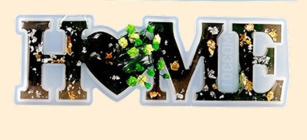 Home Word Mold/family Letters Mold/word Mold - Etsy