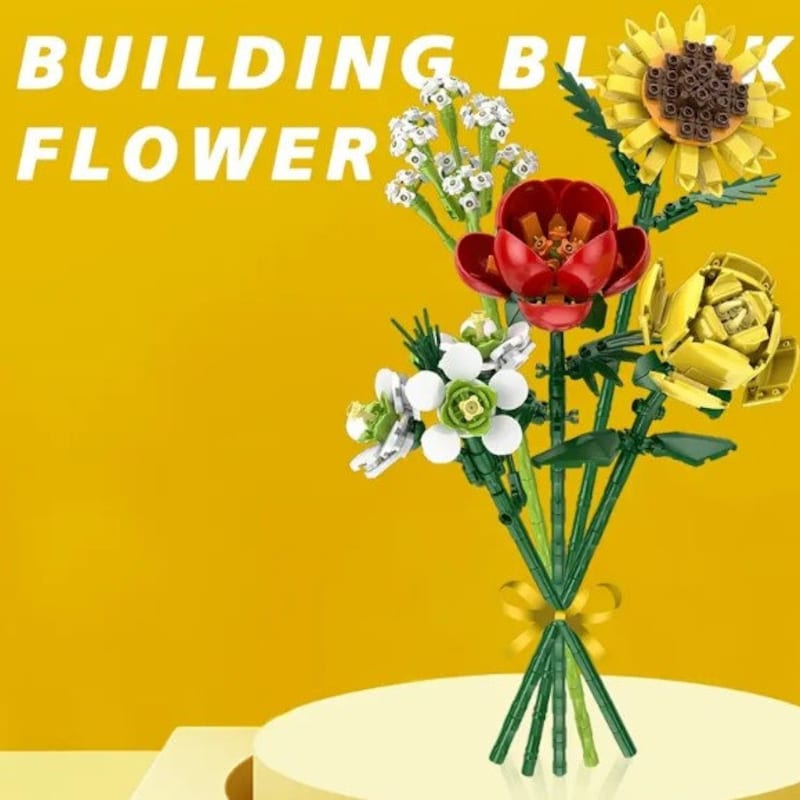 Flower Bouquet Building Blocks - Etsy