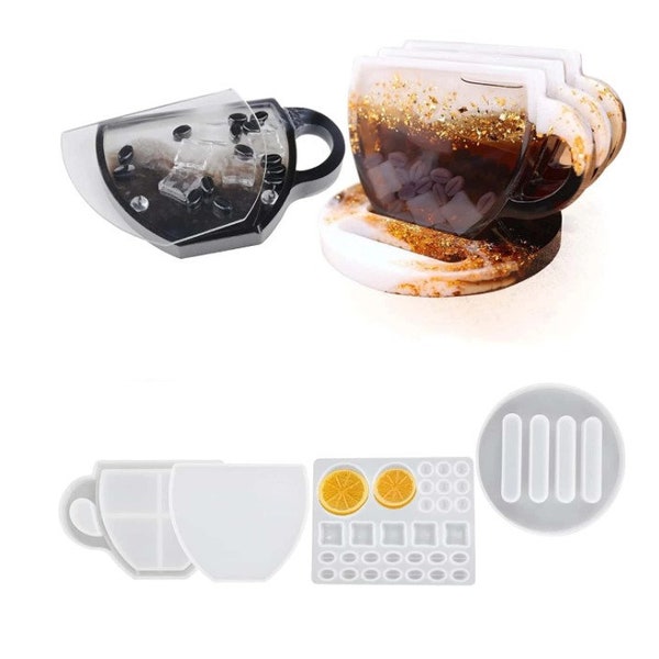 Shaker Coaster Mold - Etsy