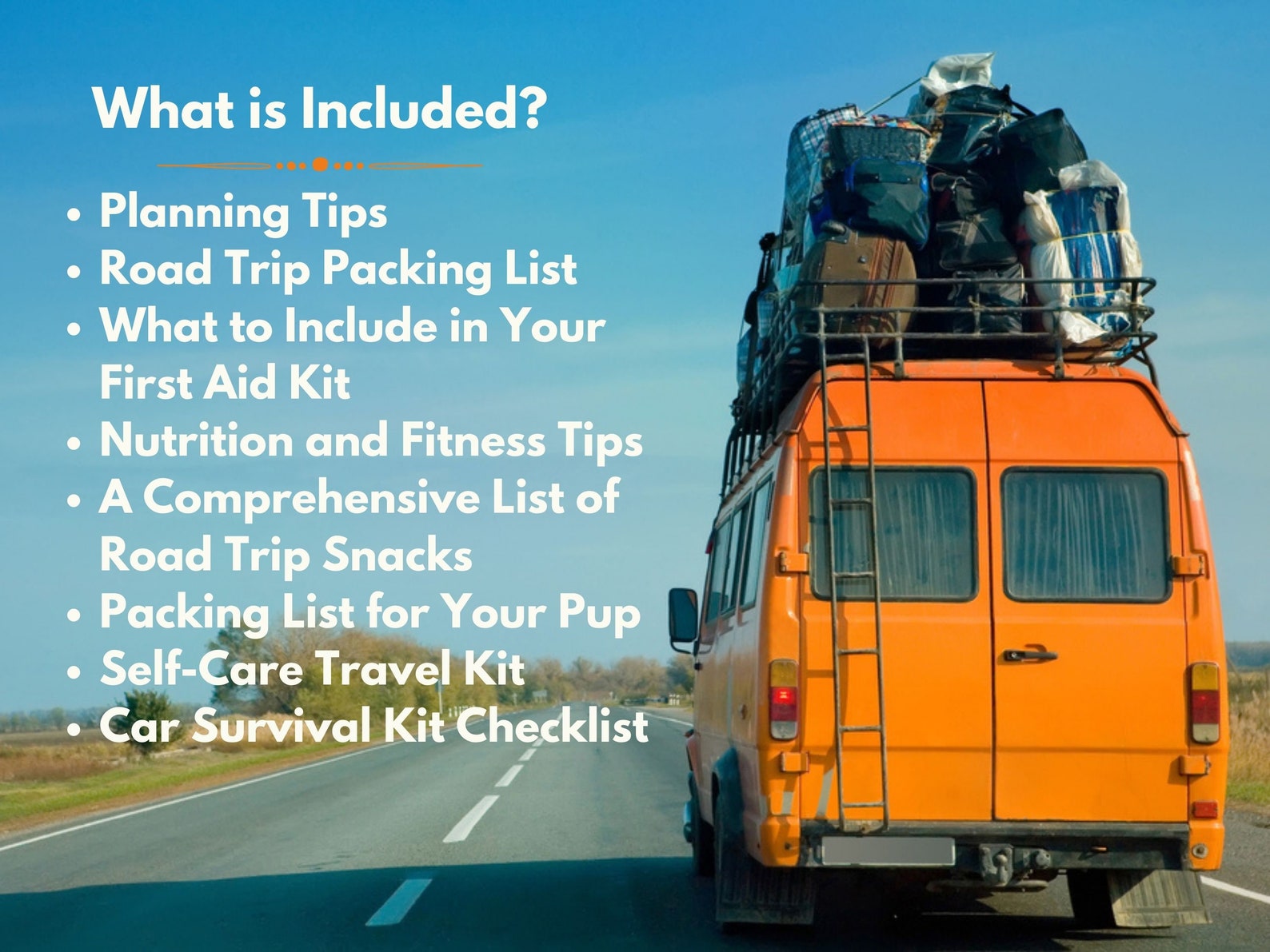 The Ultimate Road Trip Planning Bundle Printable PDF - Etsy