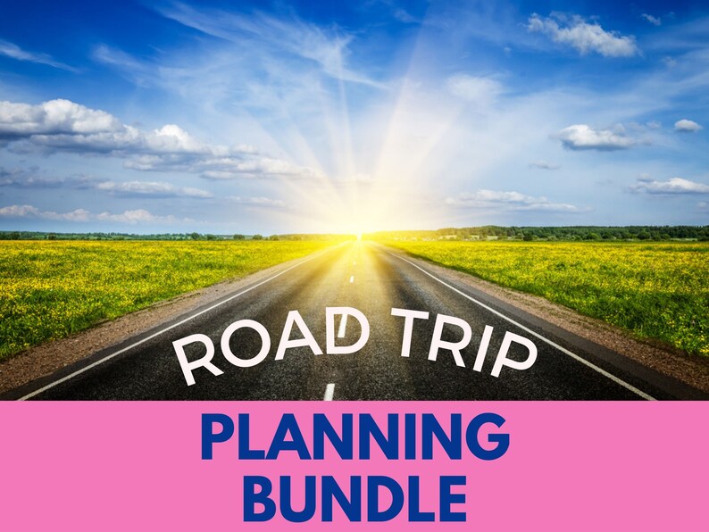 The Ultimate Road Trip Planning Bundle Printable PDF - Etsy