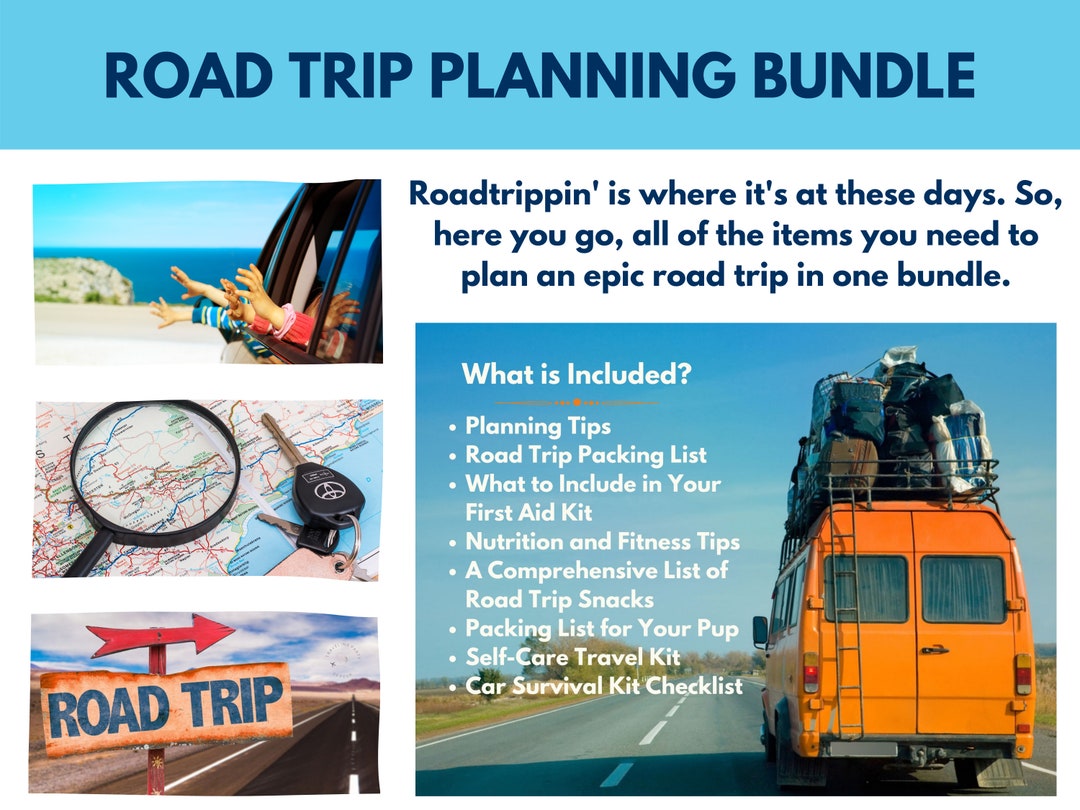 The Ultimate Road Trip Planning Bundle Printable PDF - Etsy