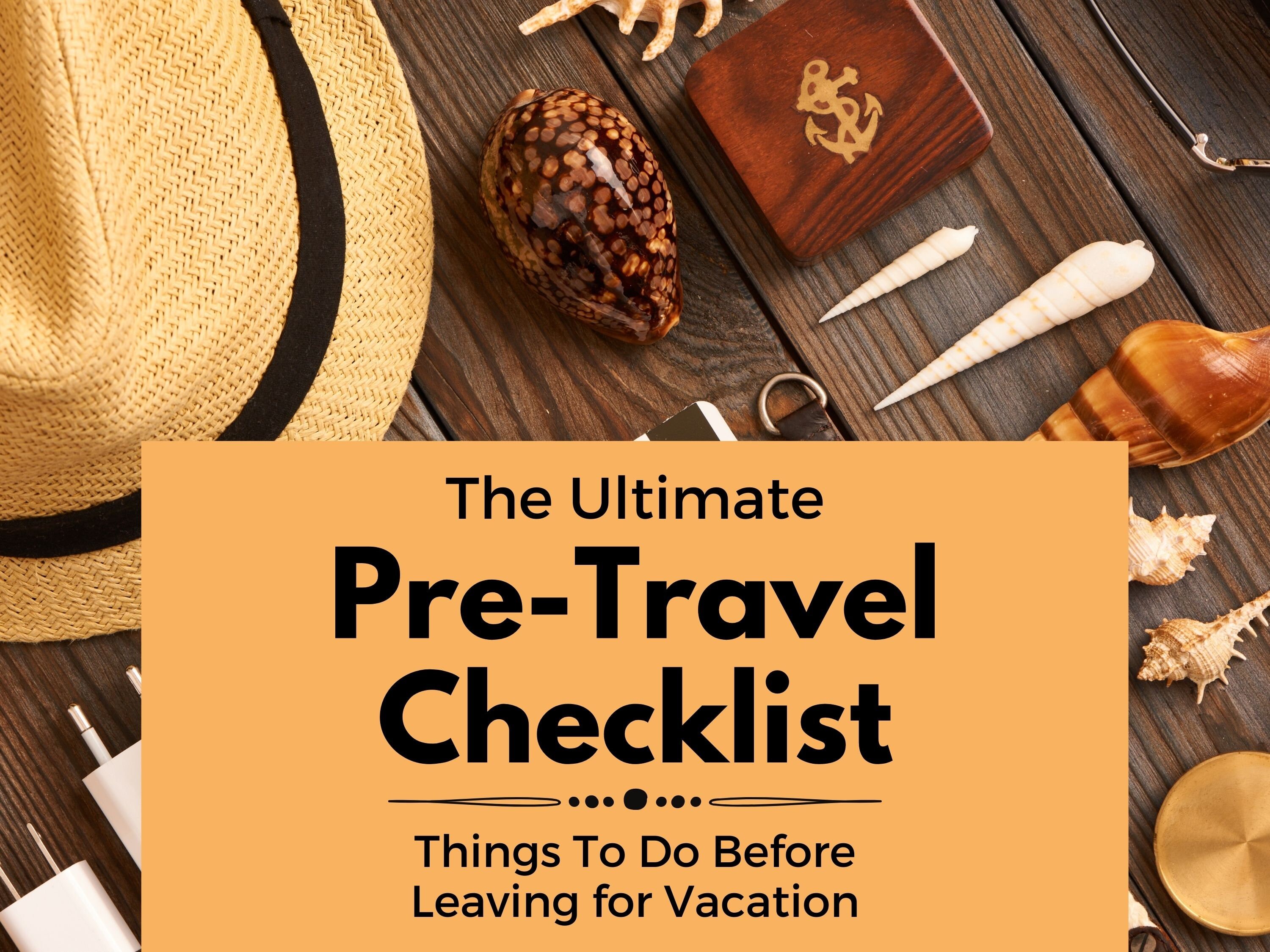 The Ultimate Pre-travel Checklist - Etsy Singapore