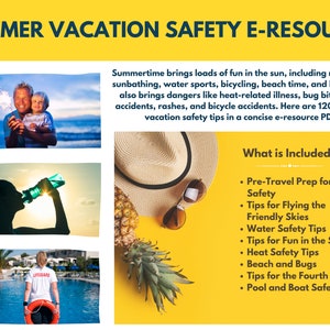 120 Summer Vacation Safety Tips for Fun in the Sun [printable E ...