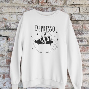 Depresso, Coffee Shirt, Aesthethic Clothing, Halloween Shirt, Goth ...